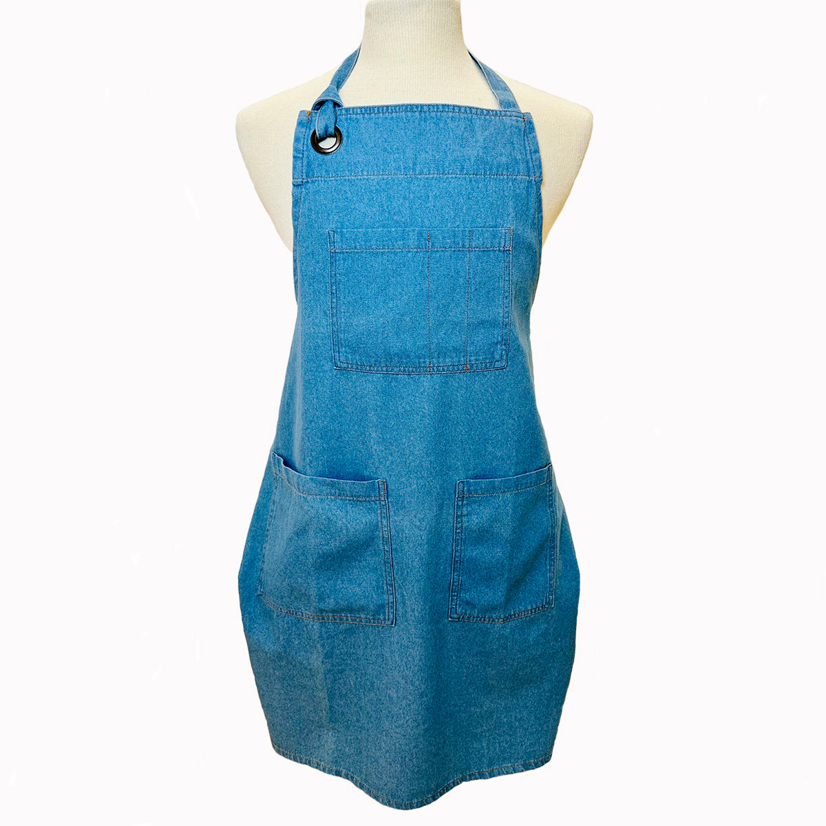 Liberty Bags 5511 5-Pocket AL5B Cotton Denim Apron (Light Blue Denim) – Wholesale Printables