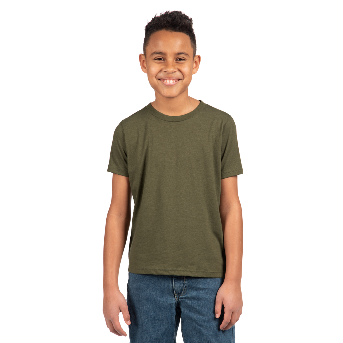 Next Level 3312 Youth CVC T-Shirt (Military Green) – Wholesale Printables