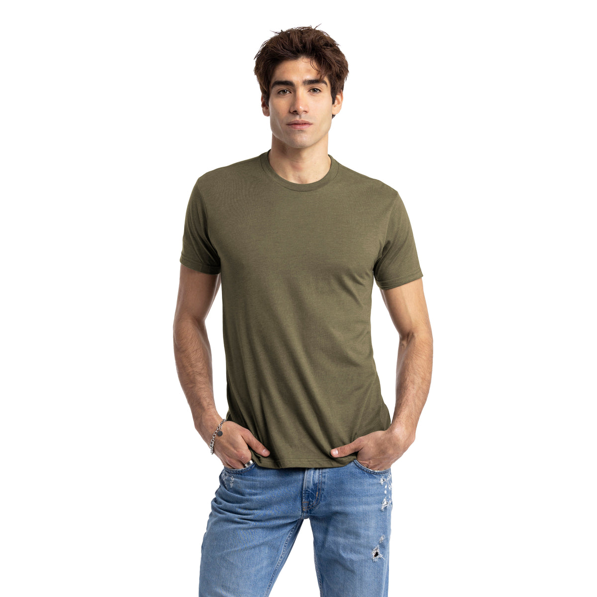 Next Level 6210 Unisex CVC T-Shirt (Military Green) – Wholesale Printables