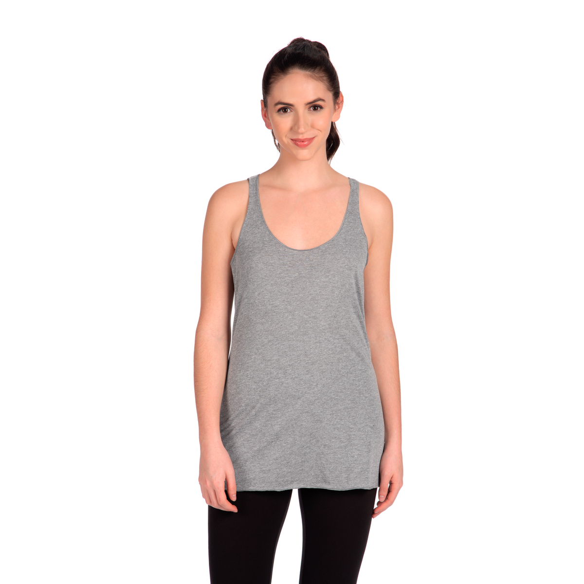 Next Level Women's Tri-Blend Racerback Tank (Premium Heather ...
