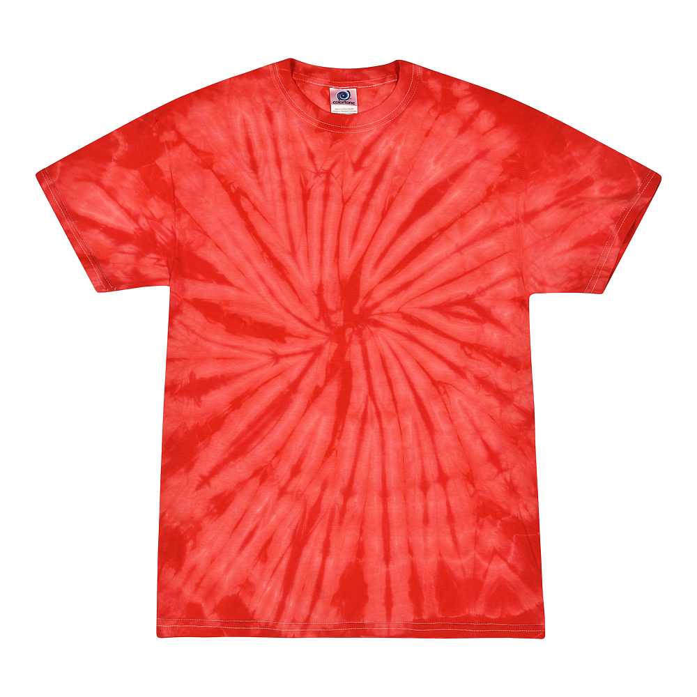 ColorTone 1000 Youth Tie-Dye Tee (Spider Red) – Wholesale Printables