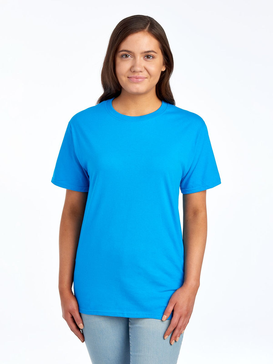 Fruit of the Loom 3930R HD Cotton™ Unisex T-Shirt (Pacific Blue ...