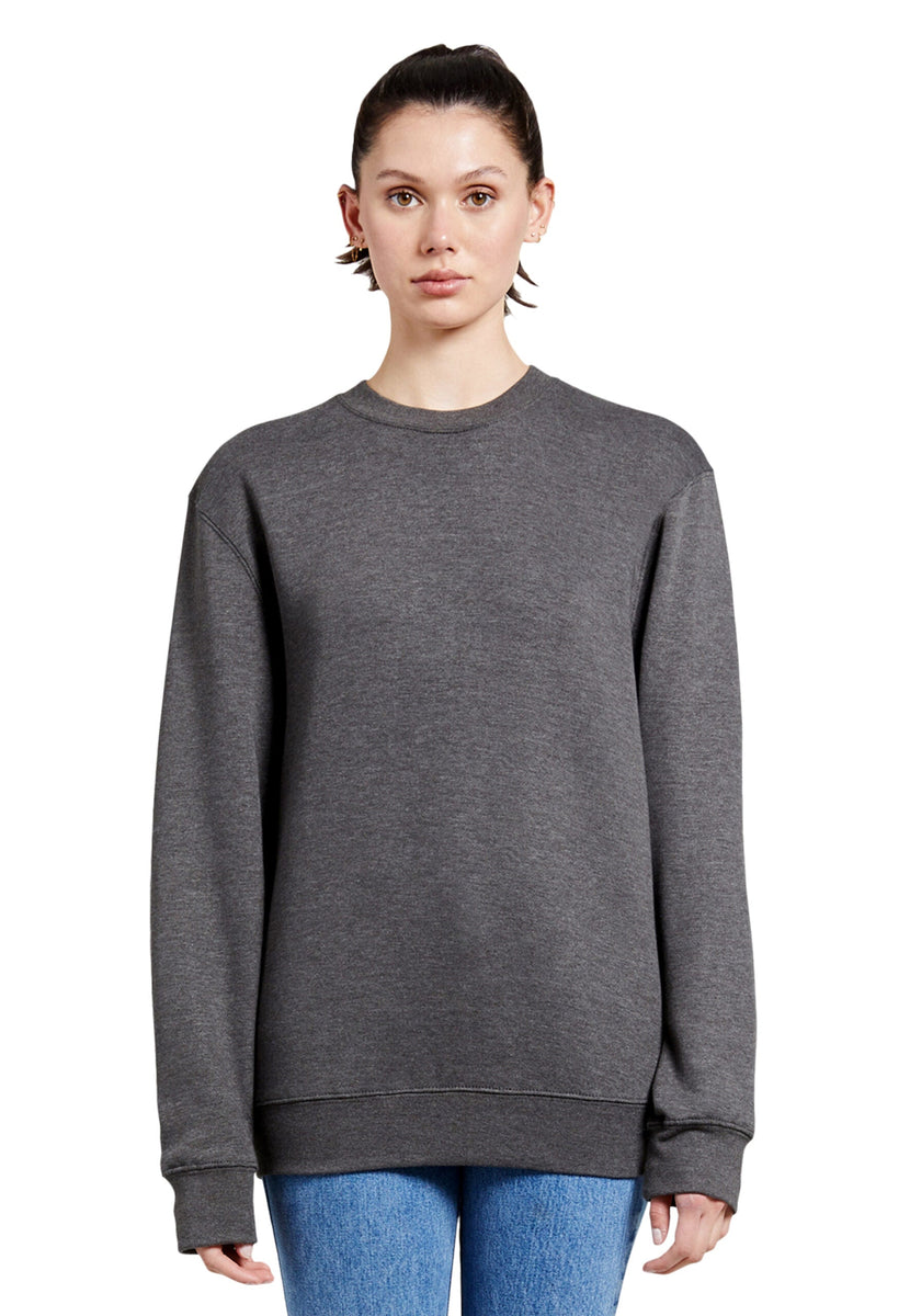 Lane Seven LS14004 Premium Crewneck Sweatshirt (Heather Charcoal ...